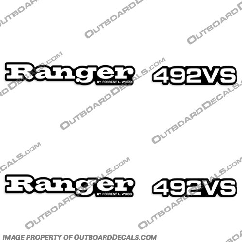 Ranger 492VS Decals (Set of 2) - Any Color!
