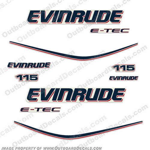 Evinrude Decals (1990 - Present)