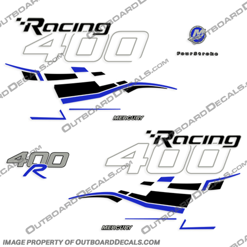 Mercury 400hp Racing Decals Custom - Any Color!